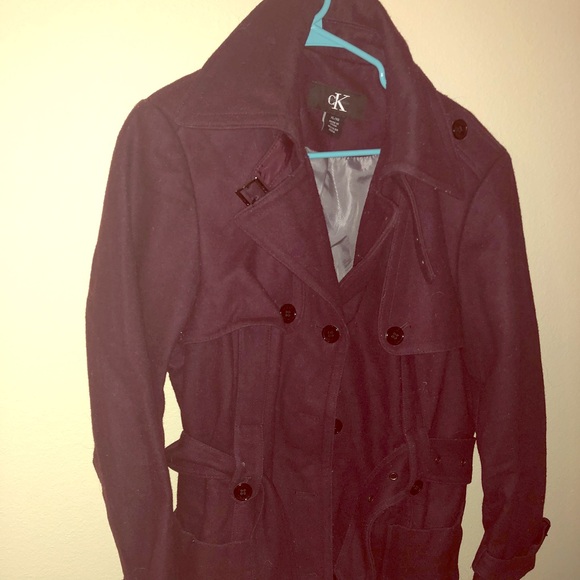 Calvin Klein | Jackets & Coats | Plum Coat | Poshmark